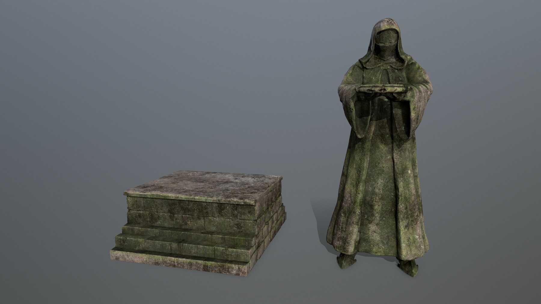 ArtStation - old statue | Game Assets