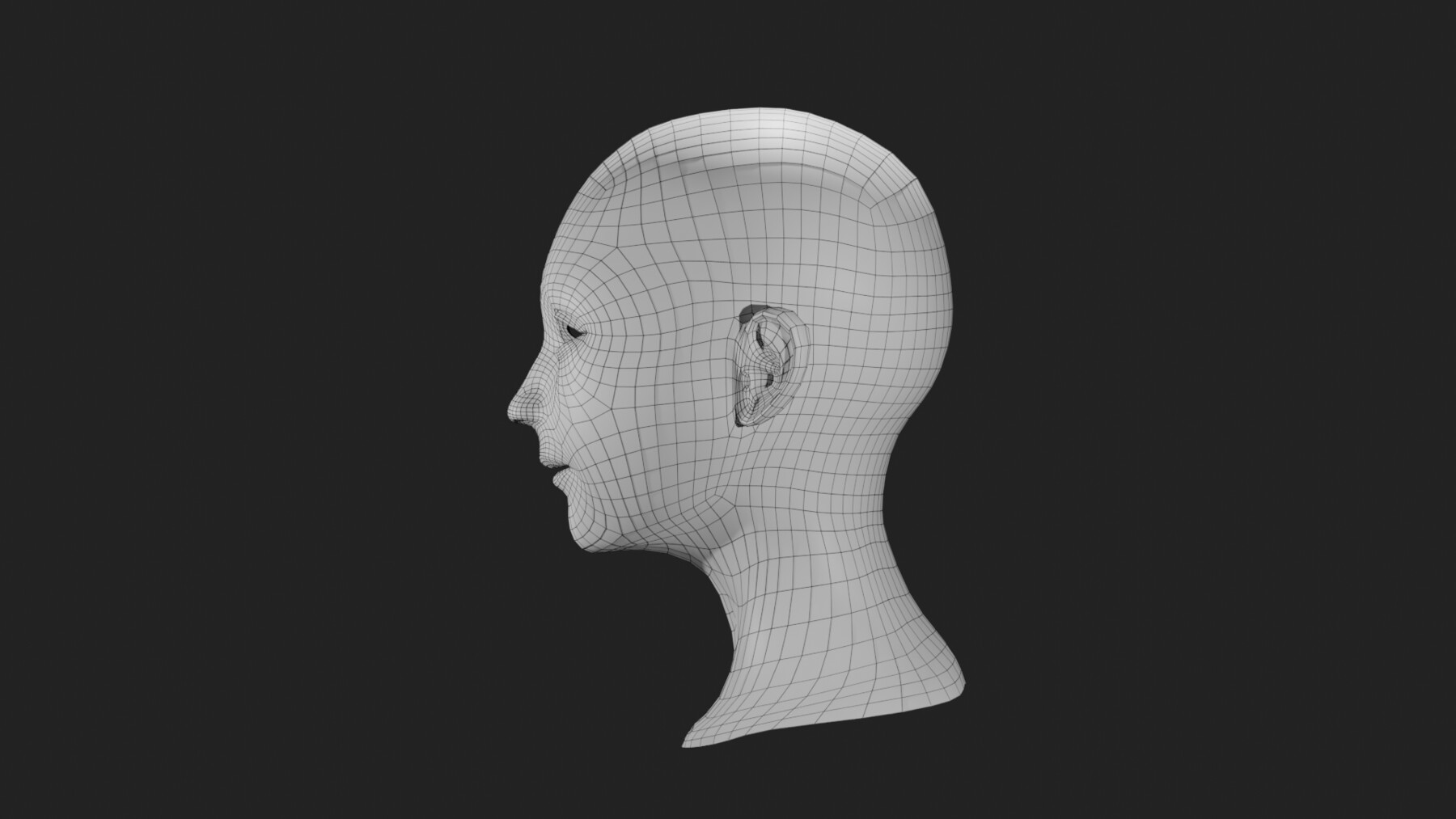 ArtStation - Female_head_base mesh | Resources
