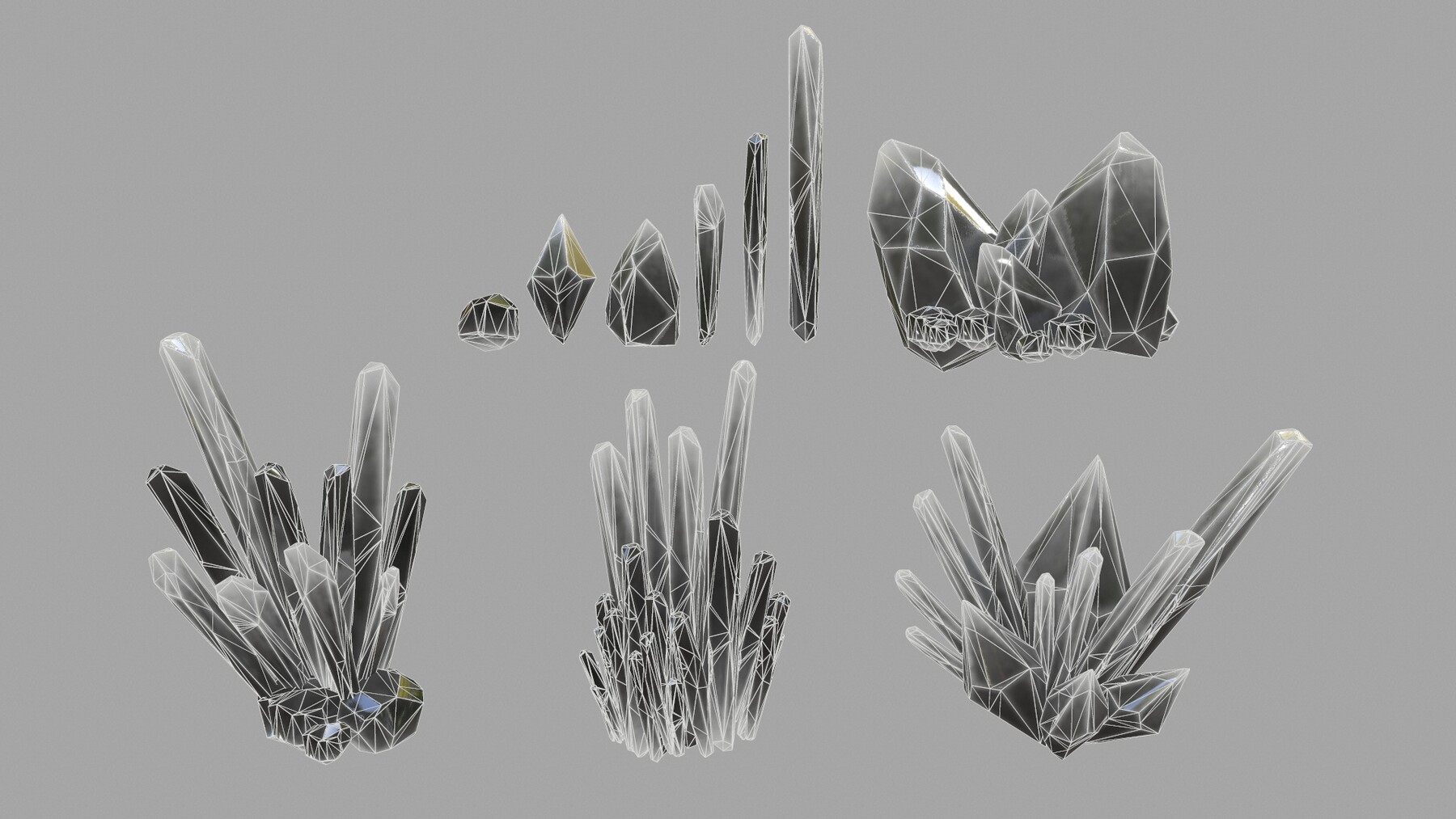 ArtStation - Crystal Set | Game Assets