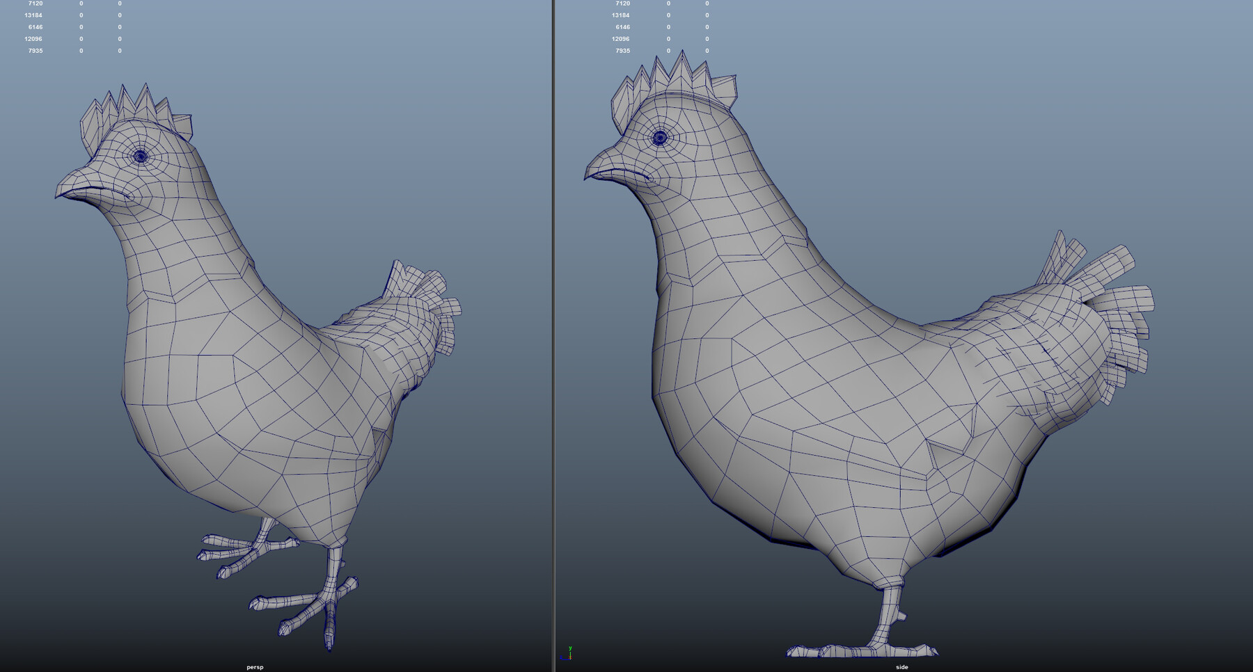 ArtStation - Hen chicken | Resources