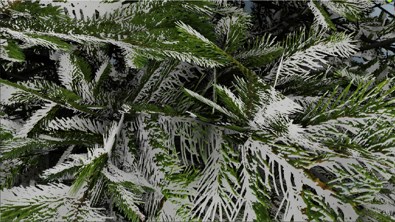 ArtStation - Tree Picea-abies winter | Resources