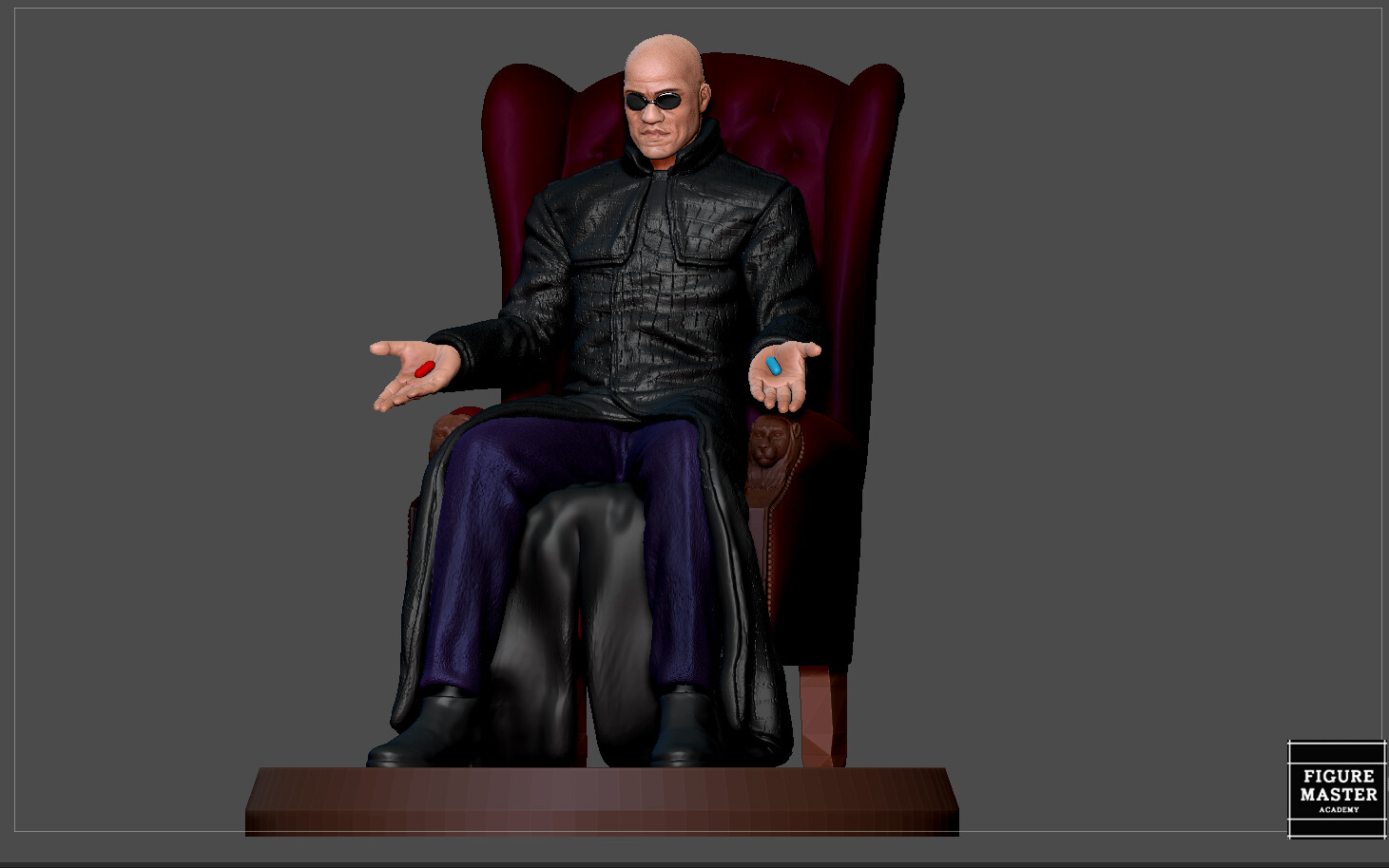 ArtStation - MORPHEUS MATRIX STATUE MOVIE CHARACTER MAN 3D print model ...