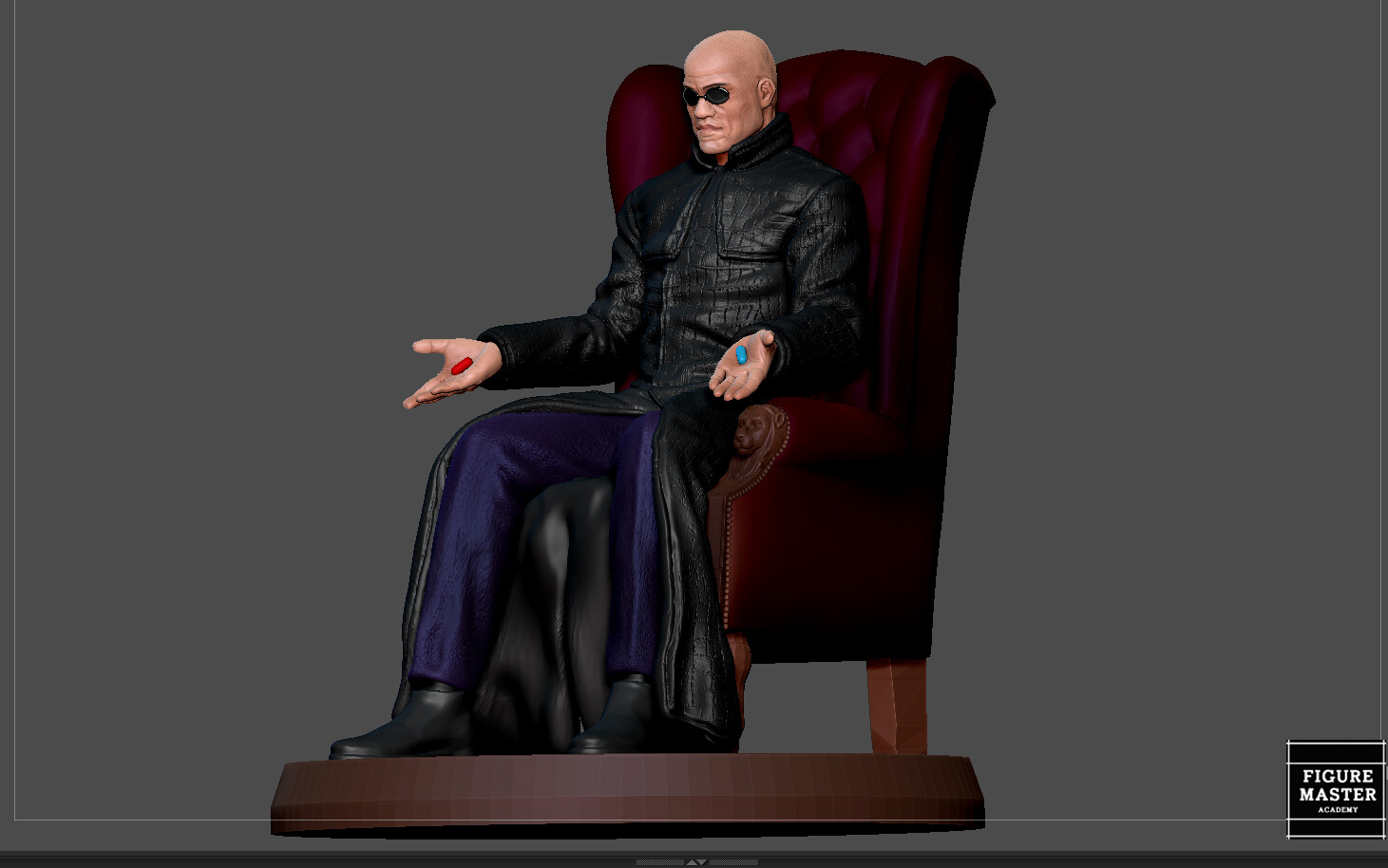 ArtStation - MORPHEUS MATRIX STATUE MOVIE CHARACTER MAN 3D print model ...