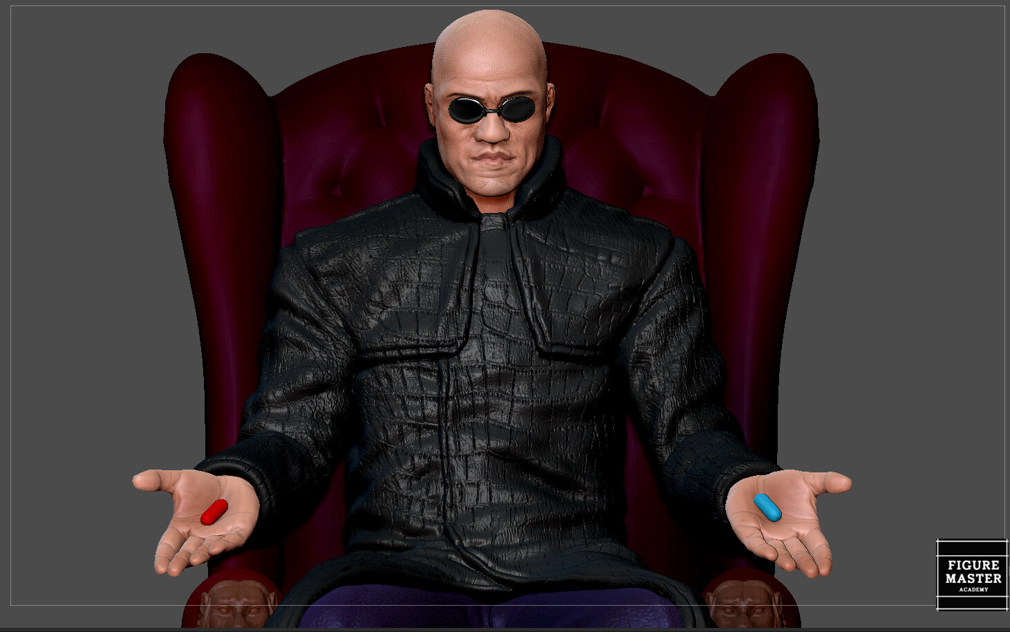 ArtStation - MORPHEUS MATRIX STATUE MOVIE CHARACTER MAN 3D print model ...