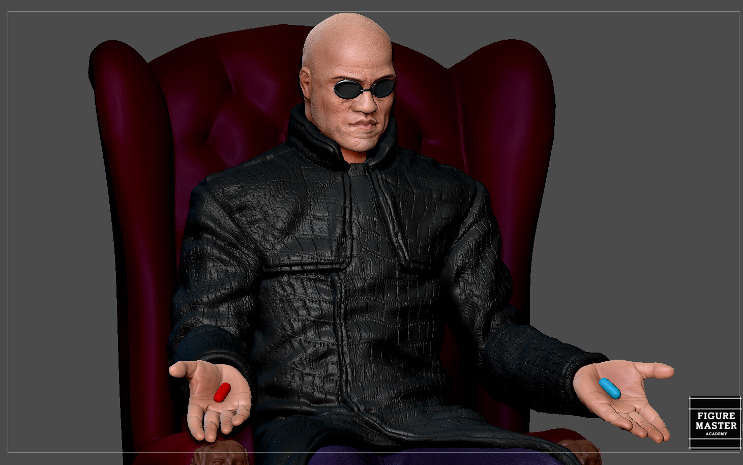 ArtStation - MORPHEUS MATRIX STATUE MOVIE CHARACTER MAN 3D print model ...