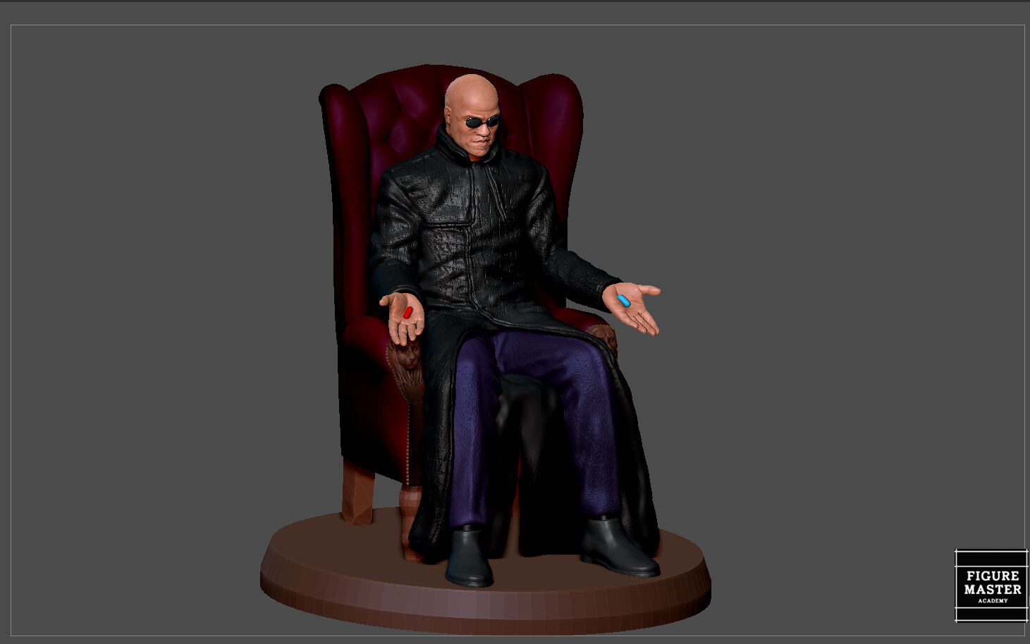 ArtStation - MORPHEUS MATRIX STATUE MOVIE CHARACTER MAN 3D print model ...
