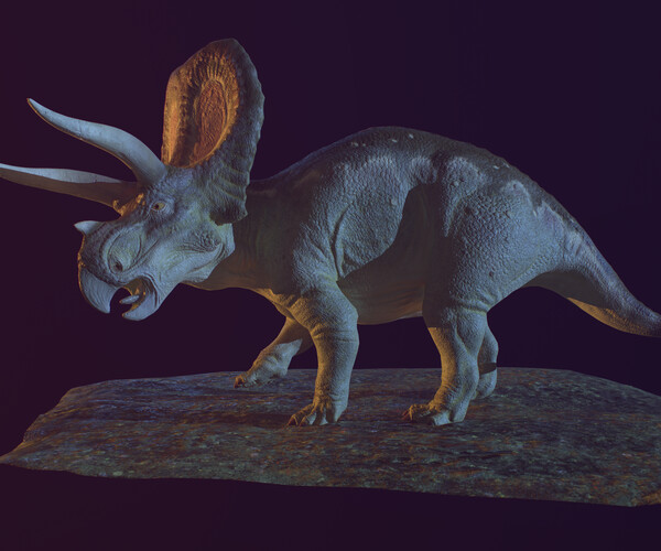ArtStation - Torosaurus Game Ready Asset | Game Assets