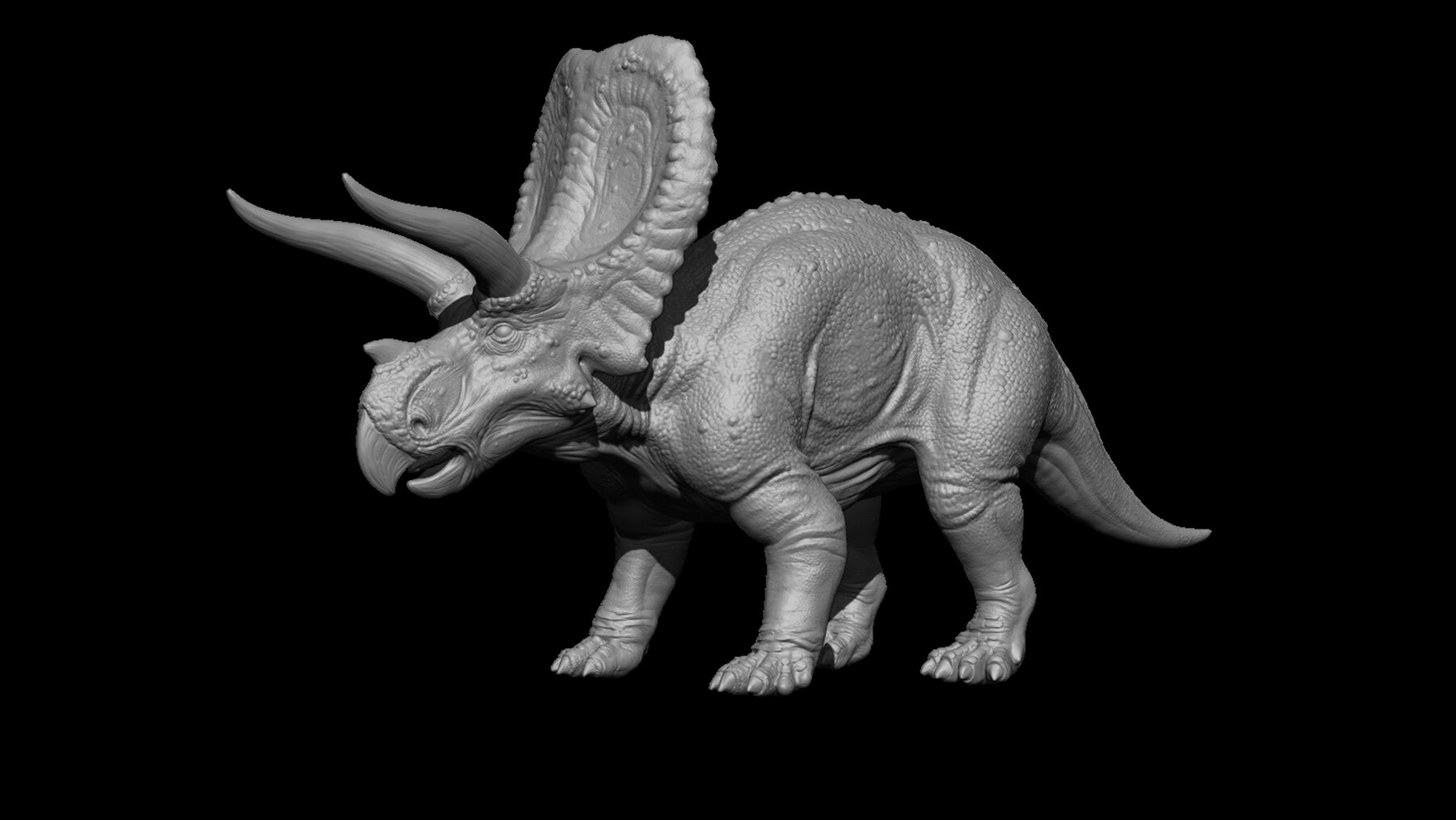 ArtStation - Torosaurus Game Ready Asset | Game Assets