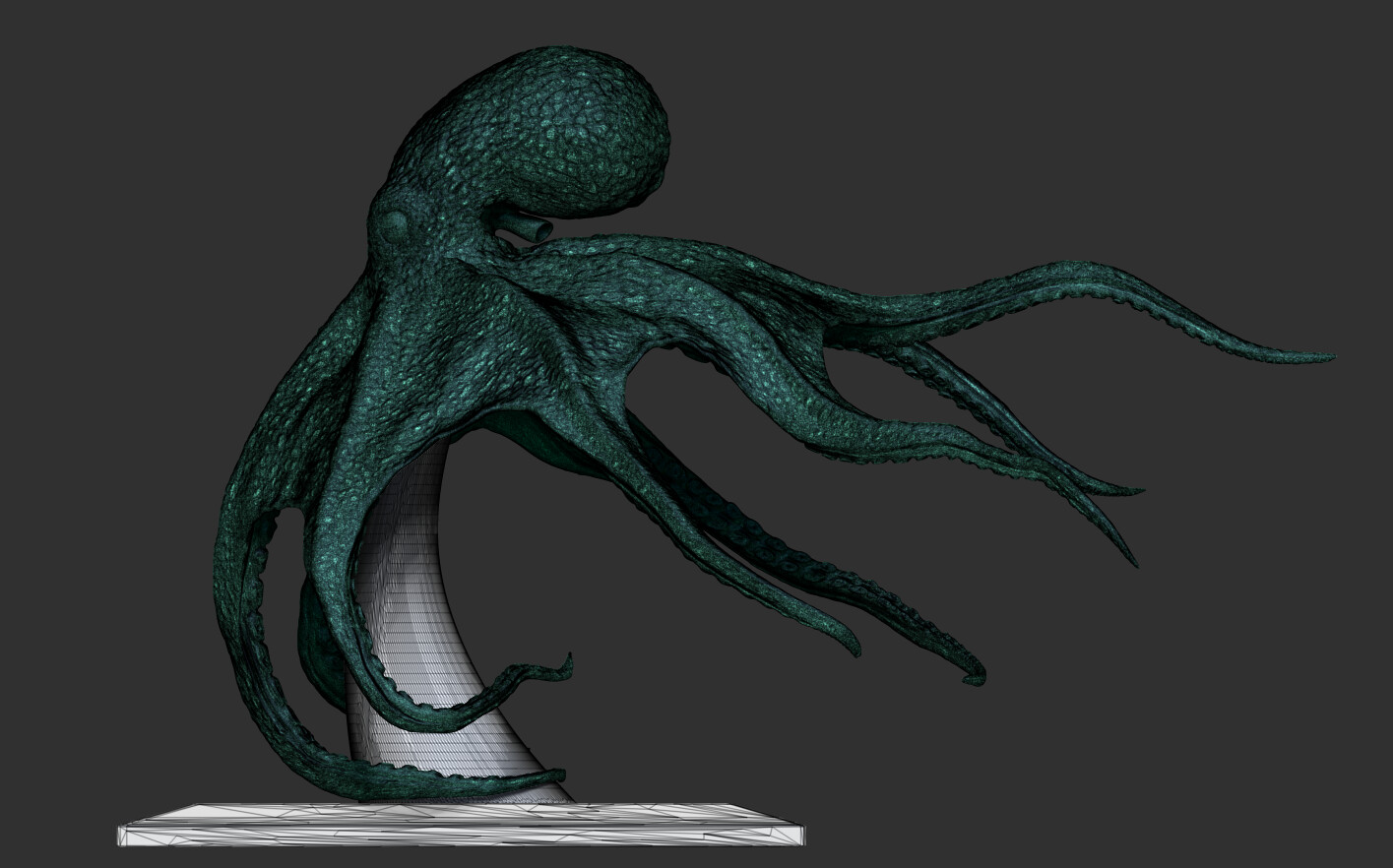 ArtStation - Octopus Statue | Resources