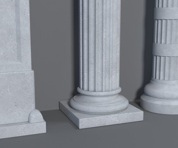 ArtStation - Columns Collection -2 - 10 pieces | Resources