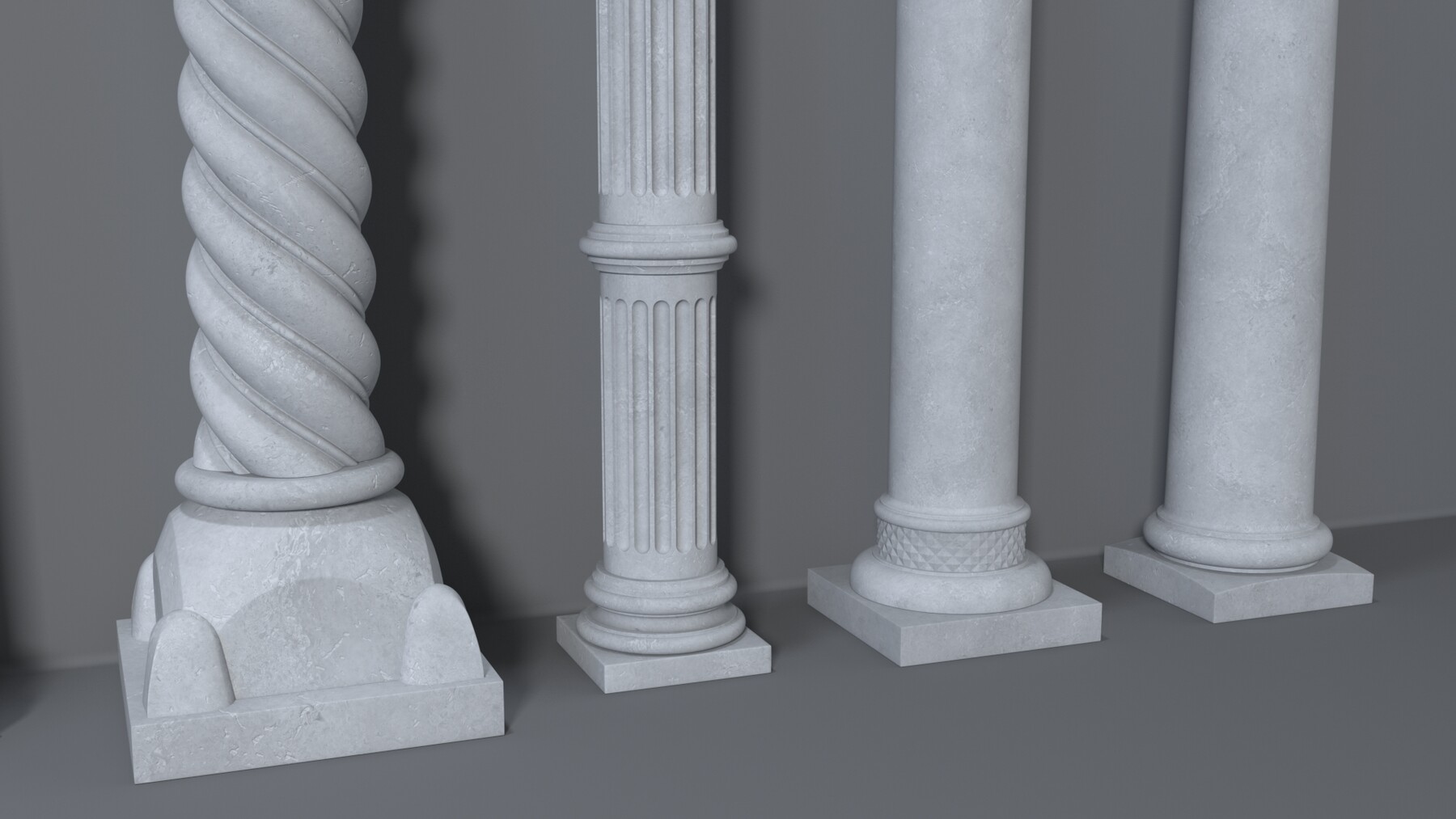 ArtStation - Columns Collection -2 - 10 pieces | Resources