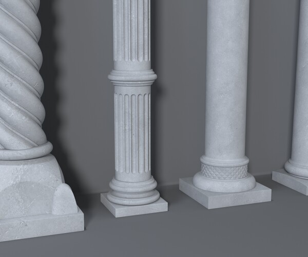 ArtStation - Columns Collection -2 - 10 pieces | Resources
