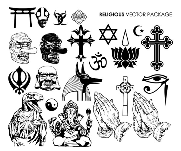 ArtStation - Religious Vector Package, Religious Symbols | Artworks