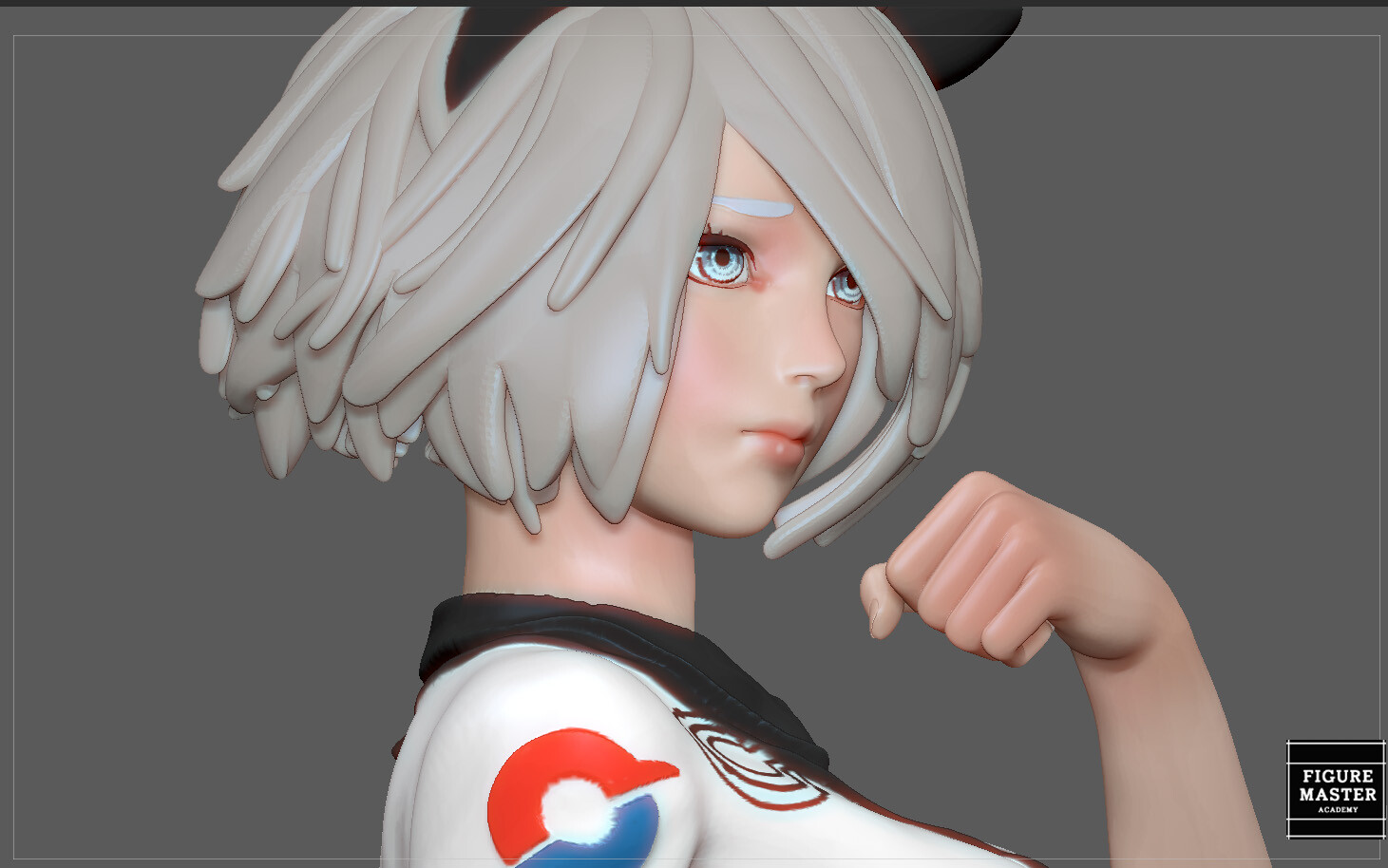 ArtStation - BEA POKEMON TRAINER CUTE GIRL HITMONLEE ANIME CHARACTER 3D ...