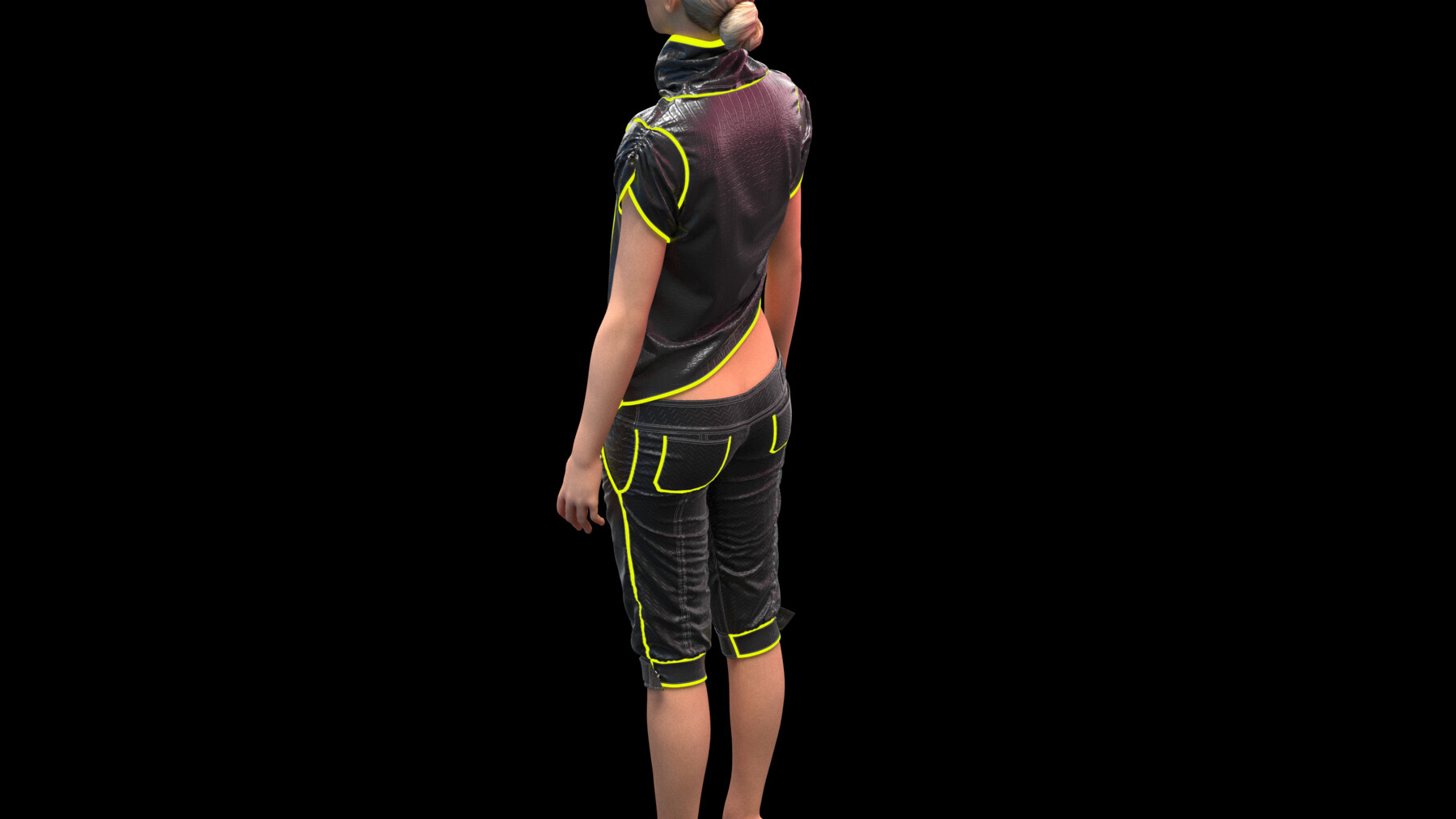 ArtStation - Sci-fi clothes. Marvelous Designer, Clo3d project + OBJ ...