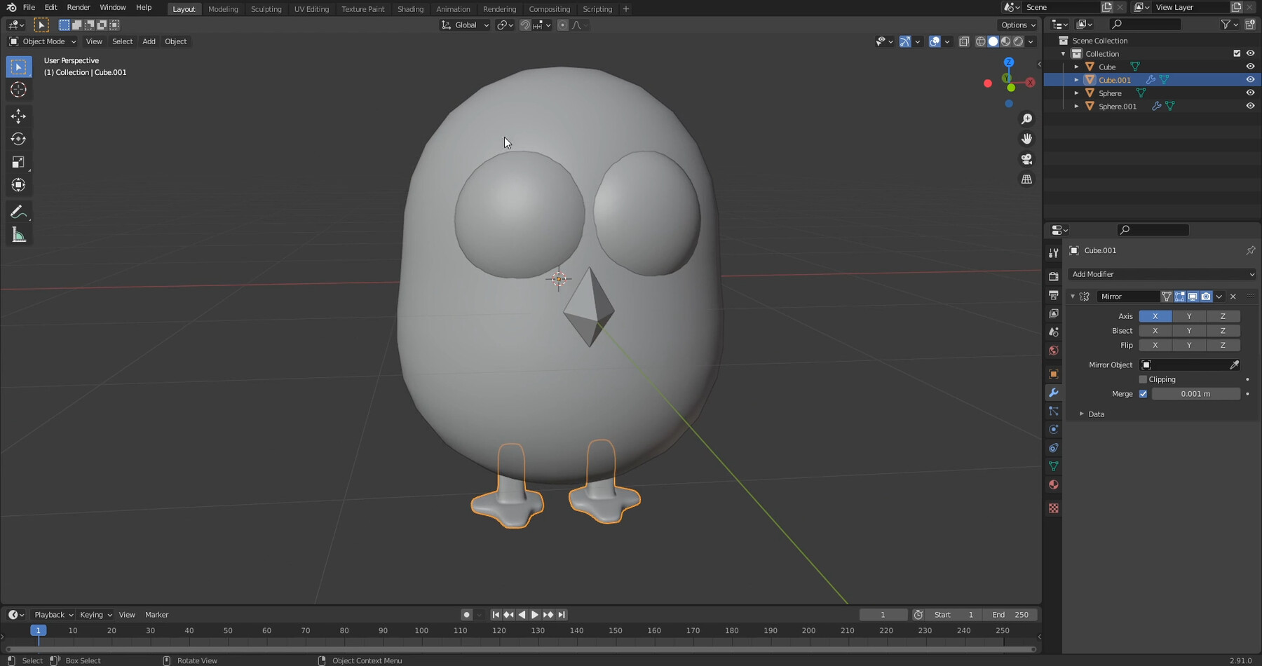 ArtStation - Blender 3D - Create a Cartoon Owl | Tutorials