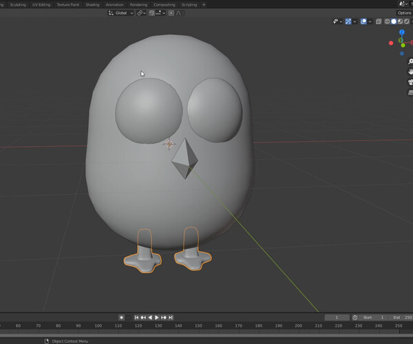 ArtStation - Blender 3D - Create a Cartoon Owl | Tutorials