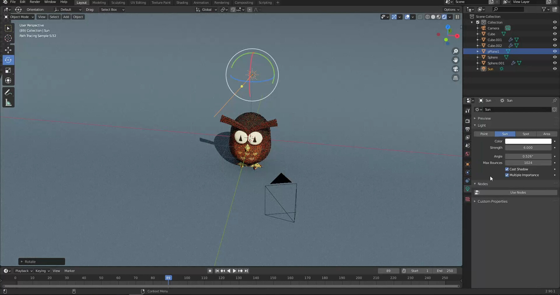ArtStation - Blender 3D - Create a Cartoon Owl | Tutorials