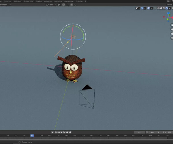 ArtStation - Blender 3D - Create a Cartoon Owl | Tutorials