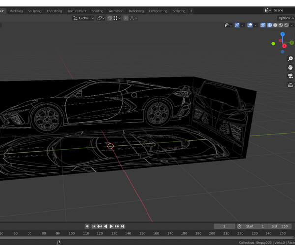 ArtStation - Chevrolet Corvette C8 Stingray Blueprint | Resources