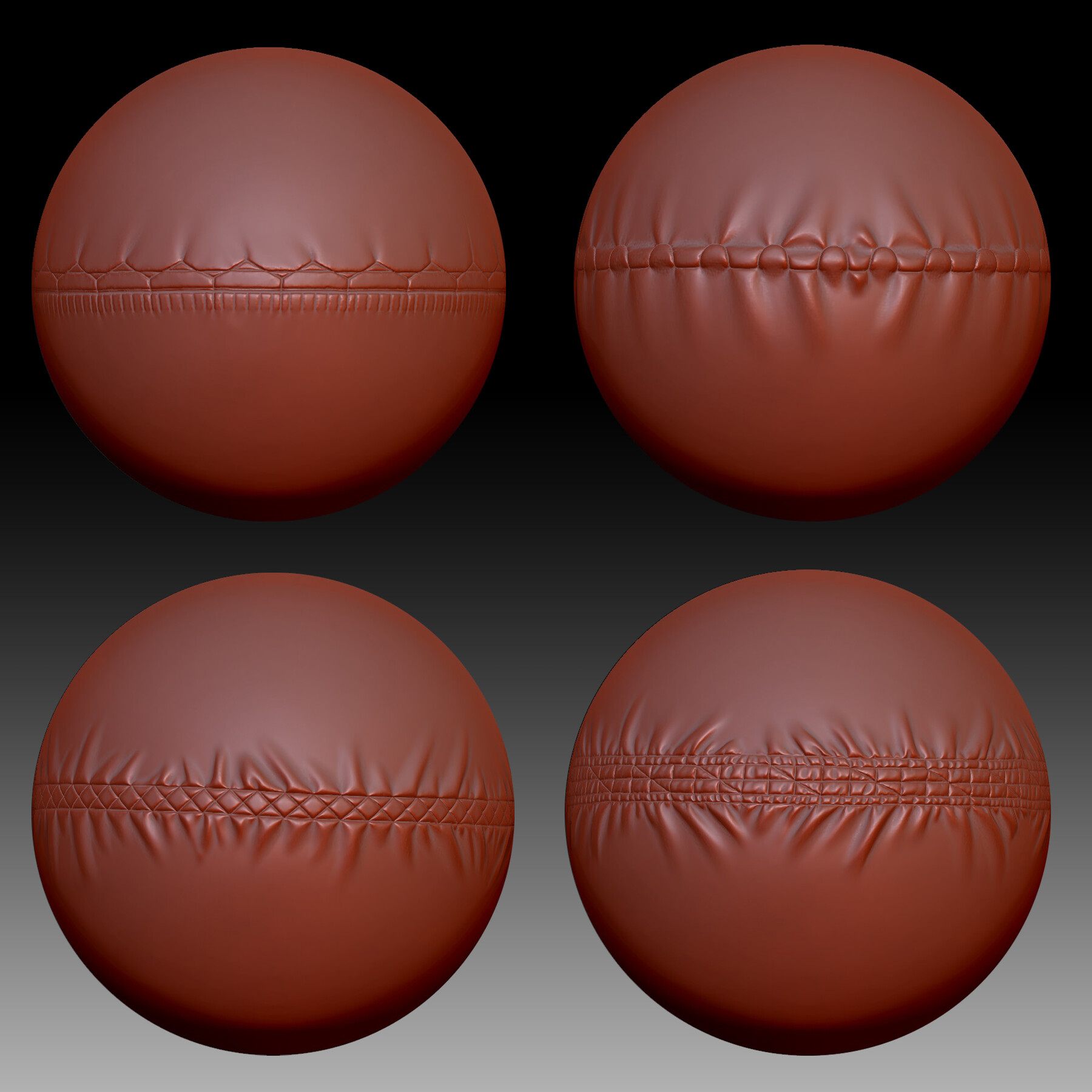 ArtStation - 30 Zbrush seam & stitch alpha | Brushes