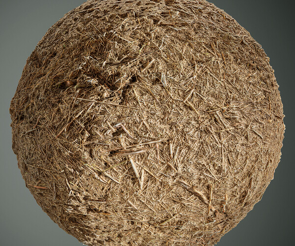 ArtStation - PBR DEAD GRASS 01 4K MATERIAL | Game Assets