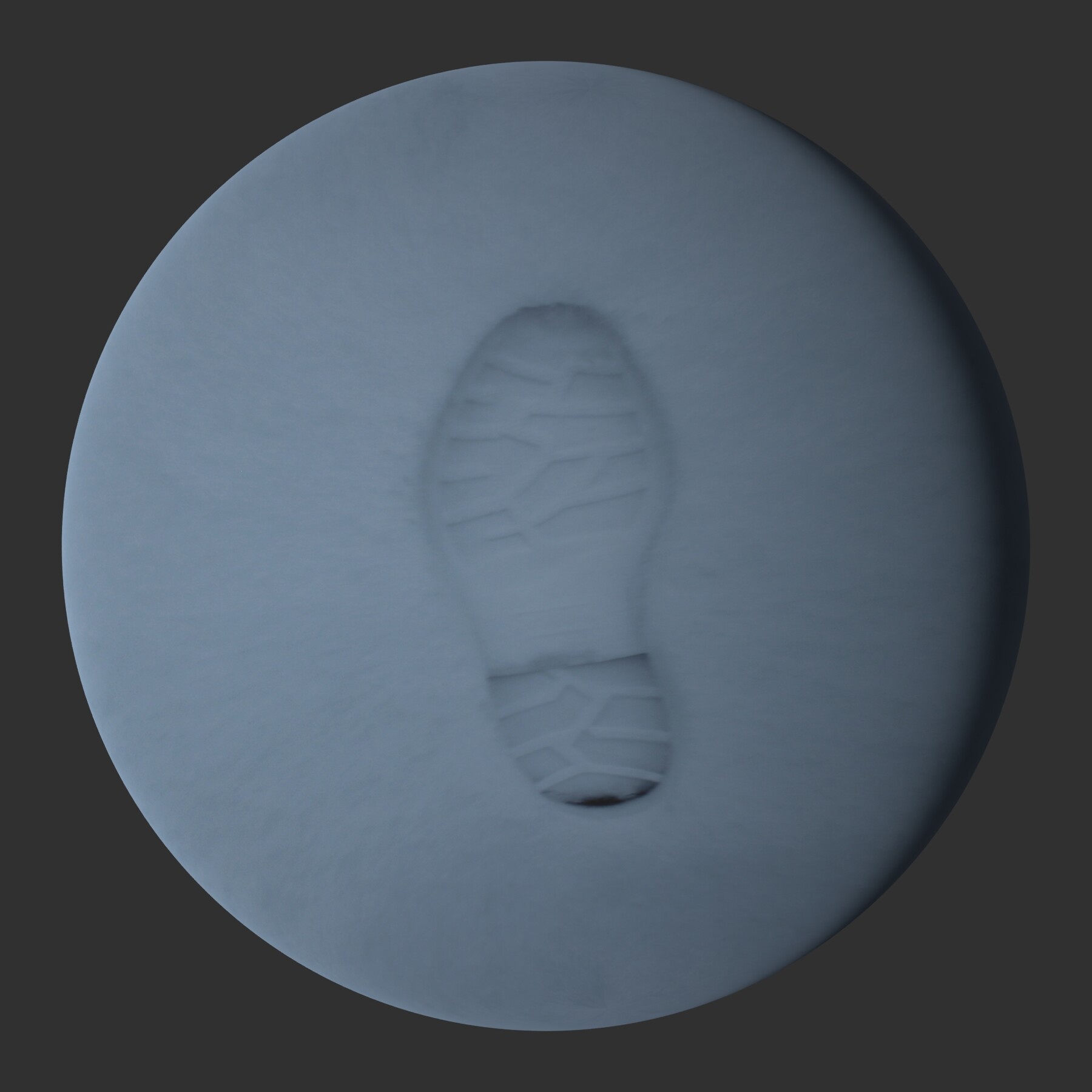 ArtStation - Snow Step 2 PBR Material | Game Assets