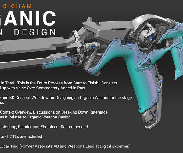 ArtStation - Organic Weapon Design Tutorial | Tutorials ArtStation - Organic Weapon Design Tutorial | Tutorials