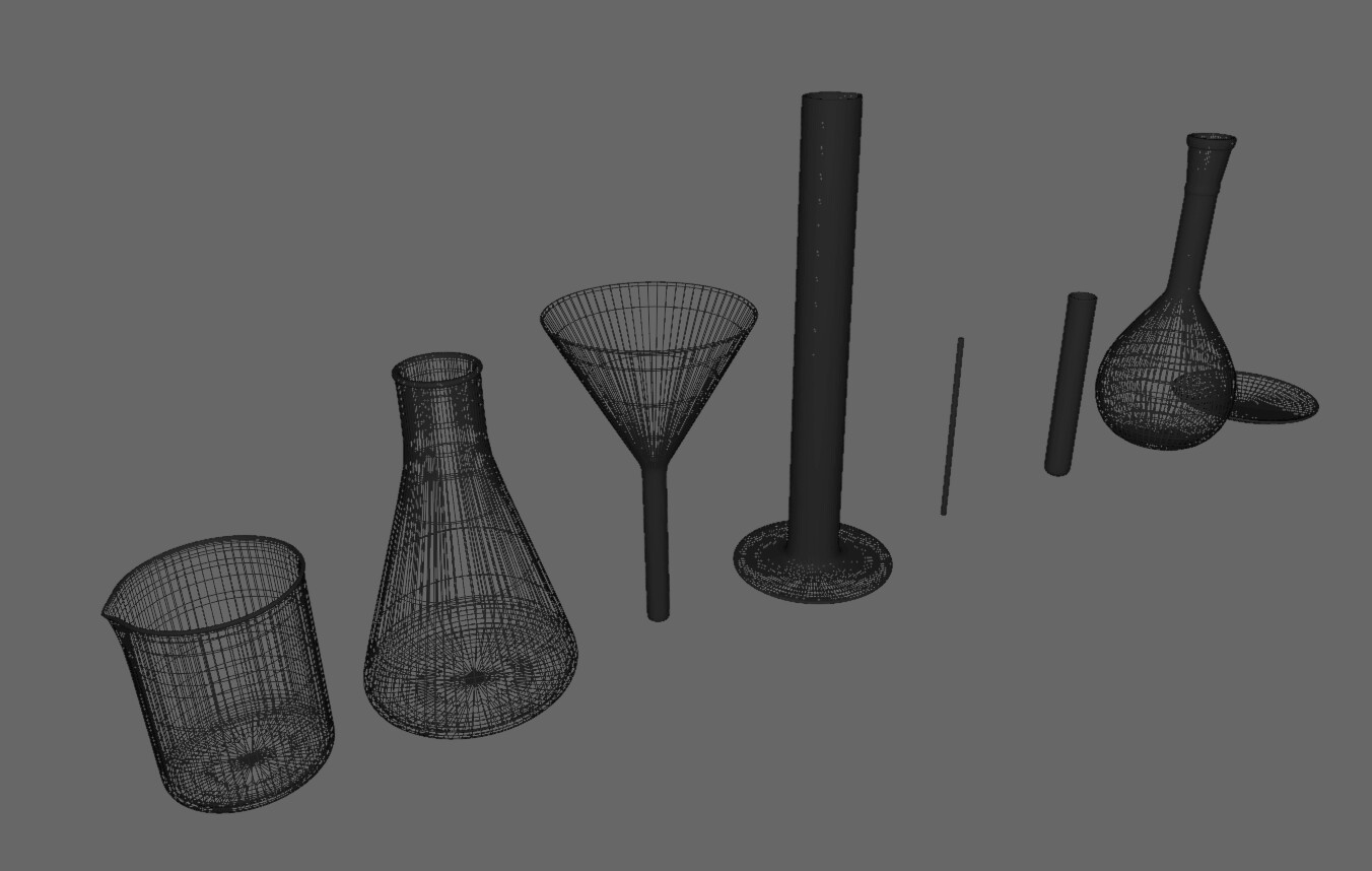 ArtStation - Laboratory Glassware Set | Resources