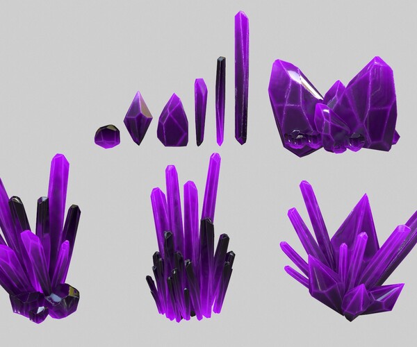 ArtStation - Crystal Set | Game Assets