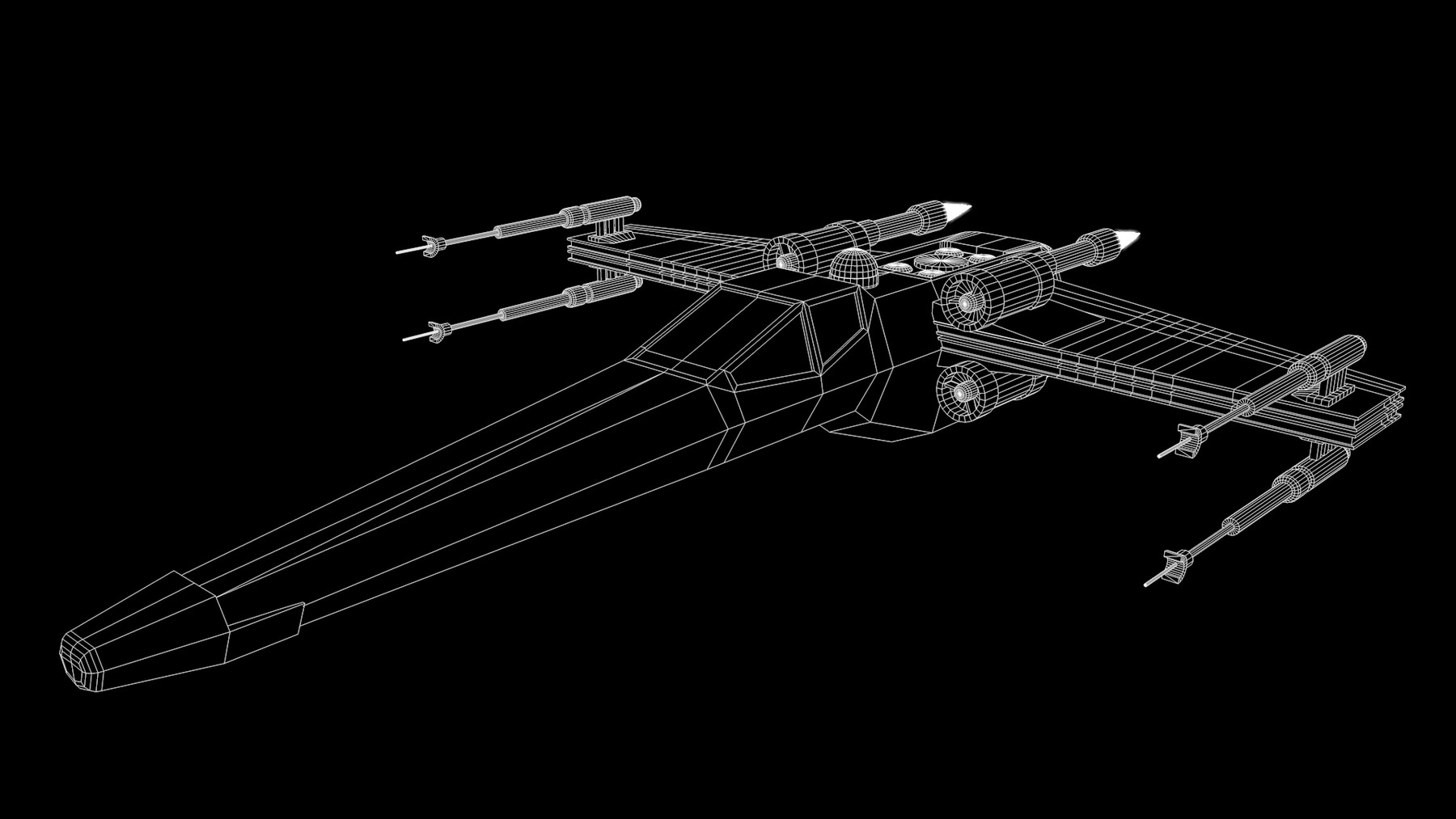 ArtStation - Star Wars - X Wing | Game Assets
