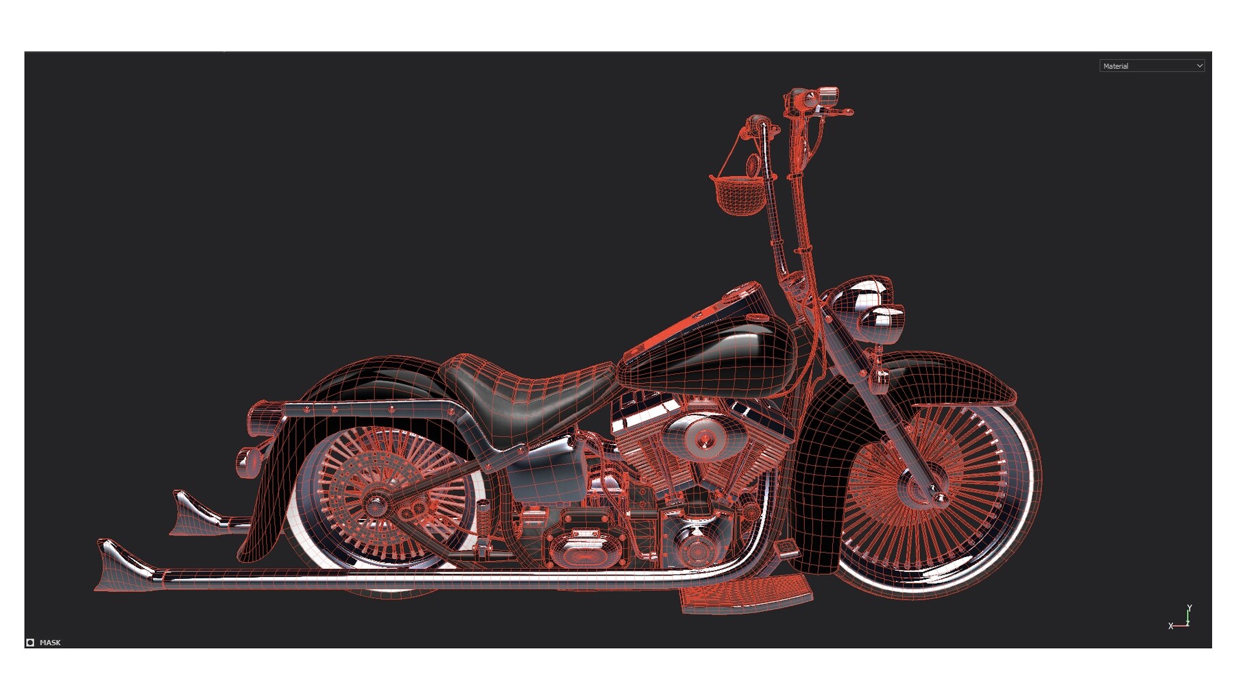 ArtStation - Custom Motorcycle Lowrider Style | Game Assets