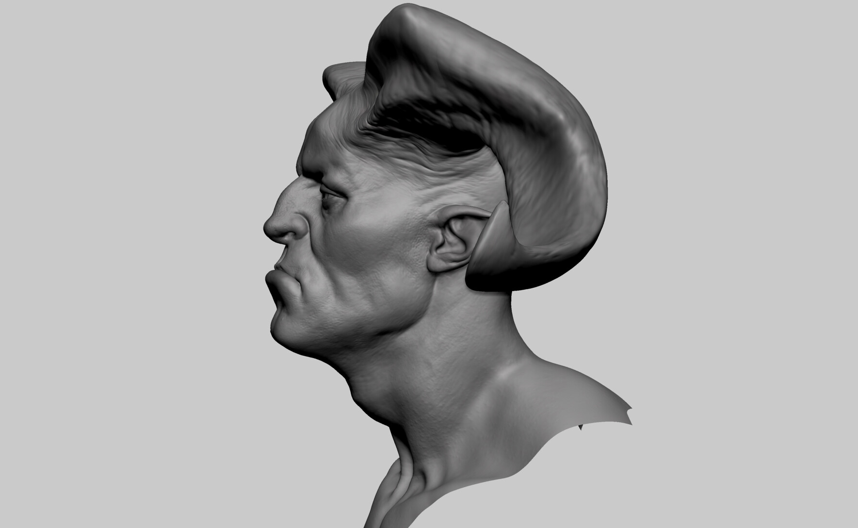 ArtStation - Fantasy Creature Head 07 | Resources