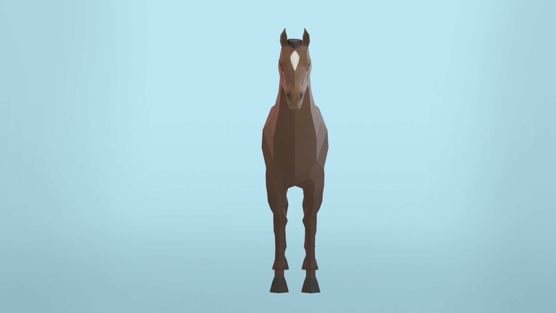 ArtStation - Low Poly Horse | Game Assets