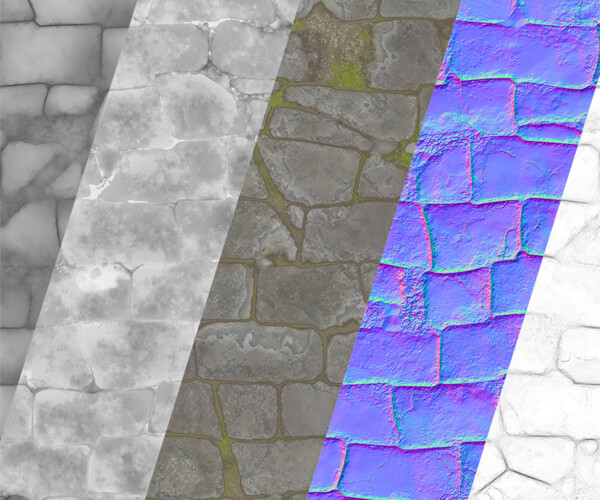 ArtStation - Castle Wall Material | Game Assets