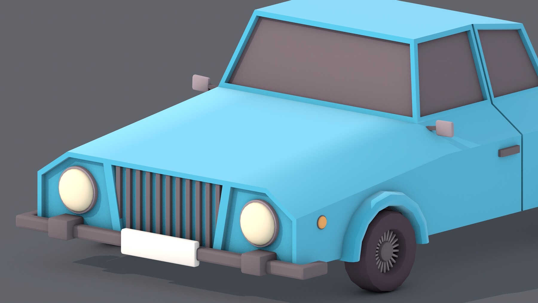 ArtStation - Low-poly Car | Resources