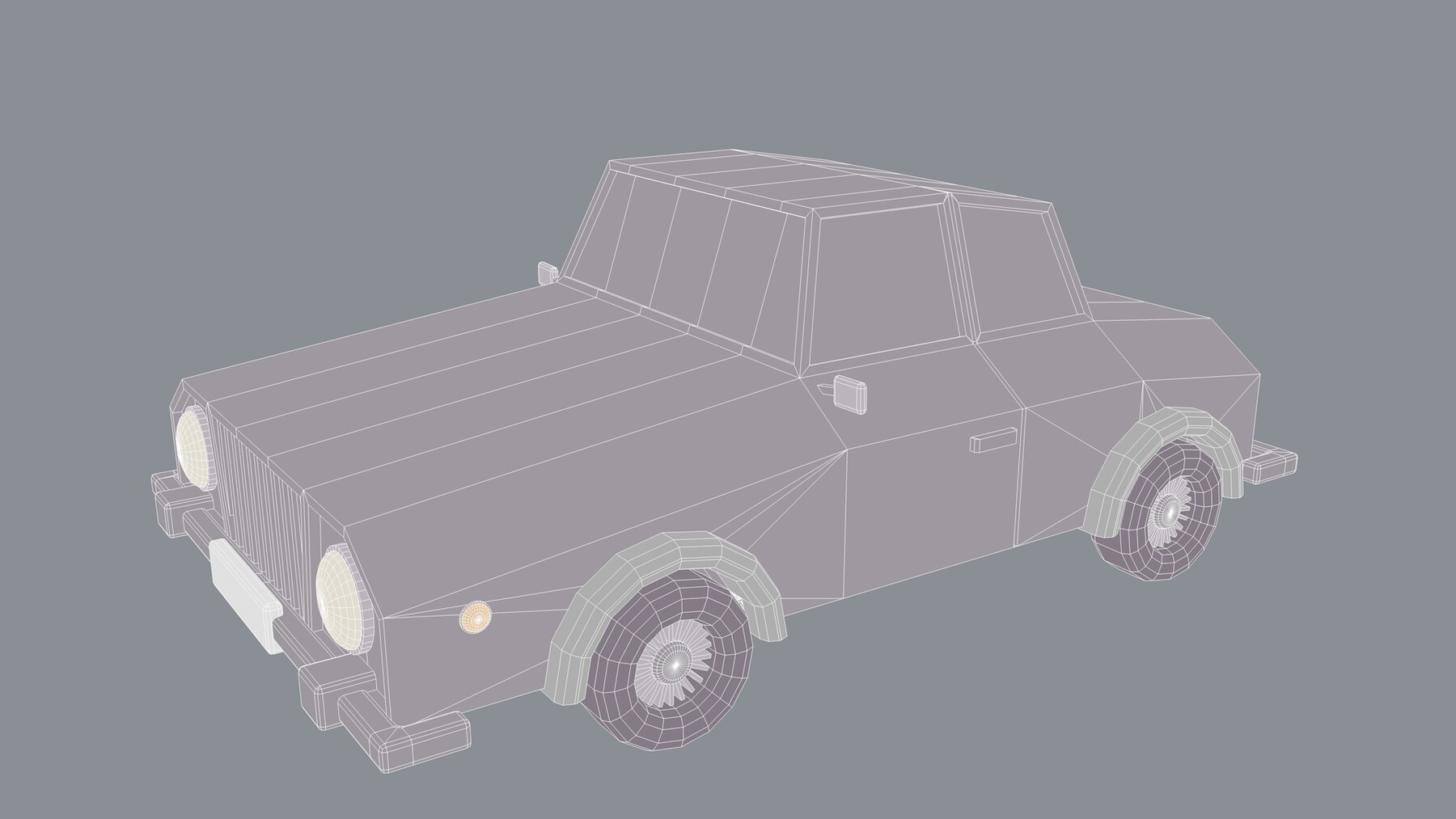 ArtStation - Low-poly Car | Resources