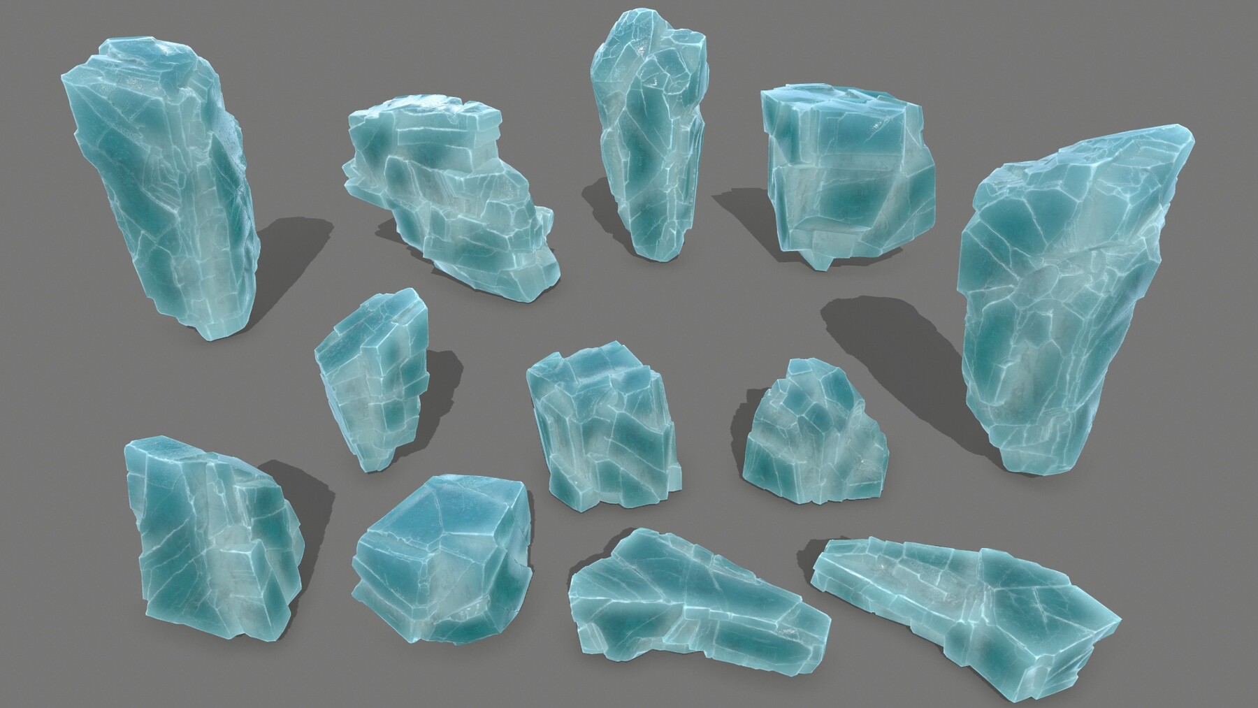ArtStation - ice set | Game Assets