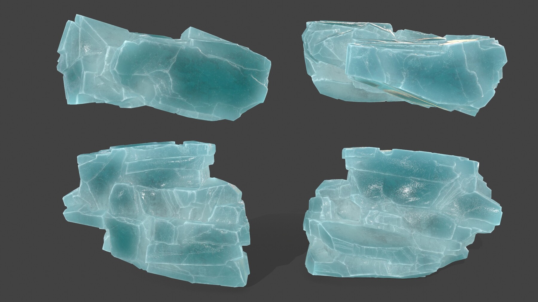 ArtStation - ice set | Game Assets