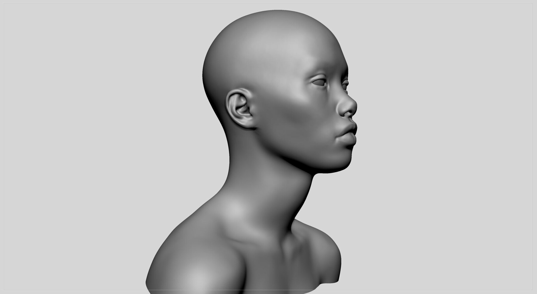 ArtStation - Asian Female Head | Resources