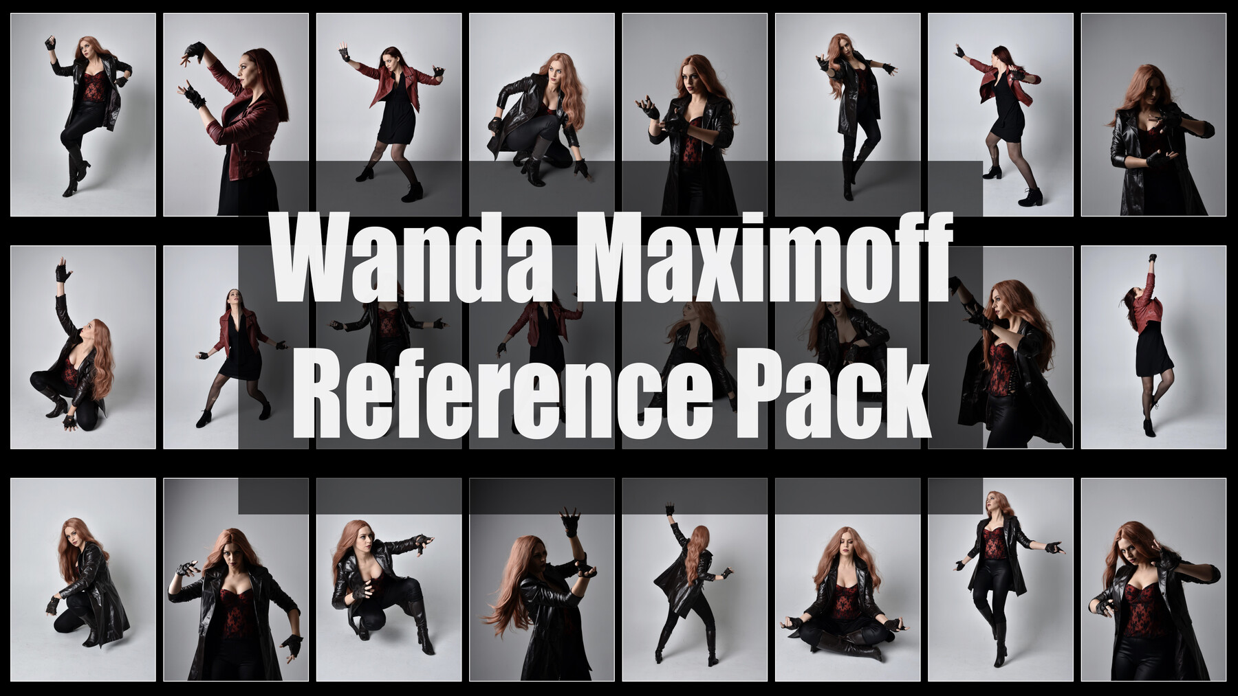 ArtStation - x130 Wanda Maximoff - Pose Reference Pack | Resources
