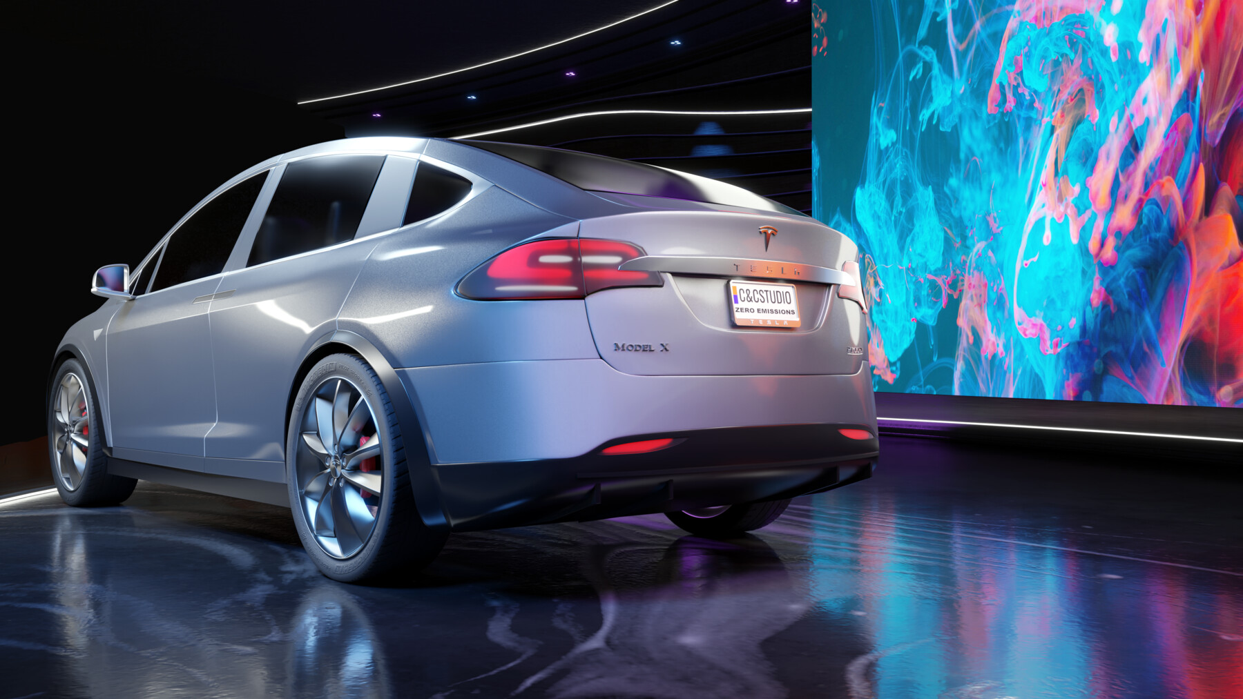 ArtStation - Tesla Model X | Resources