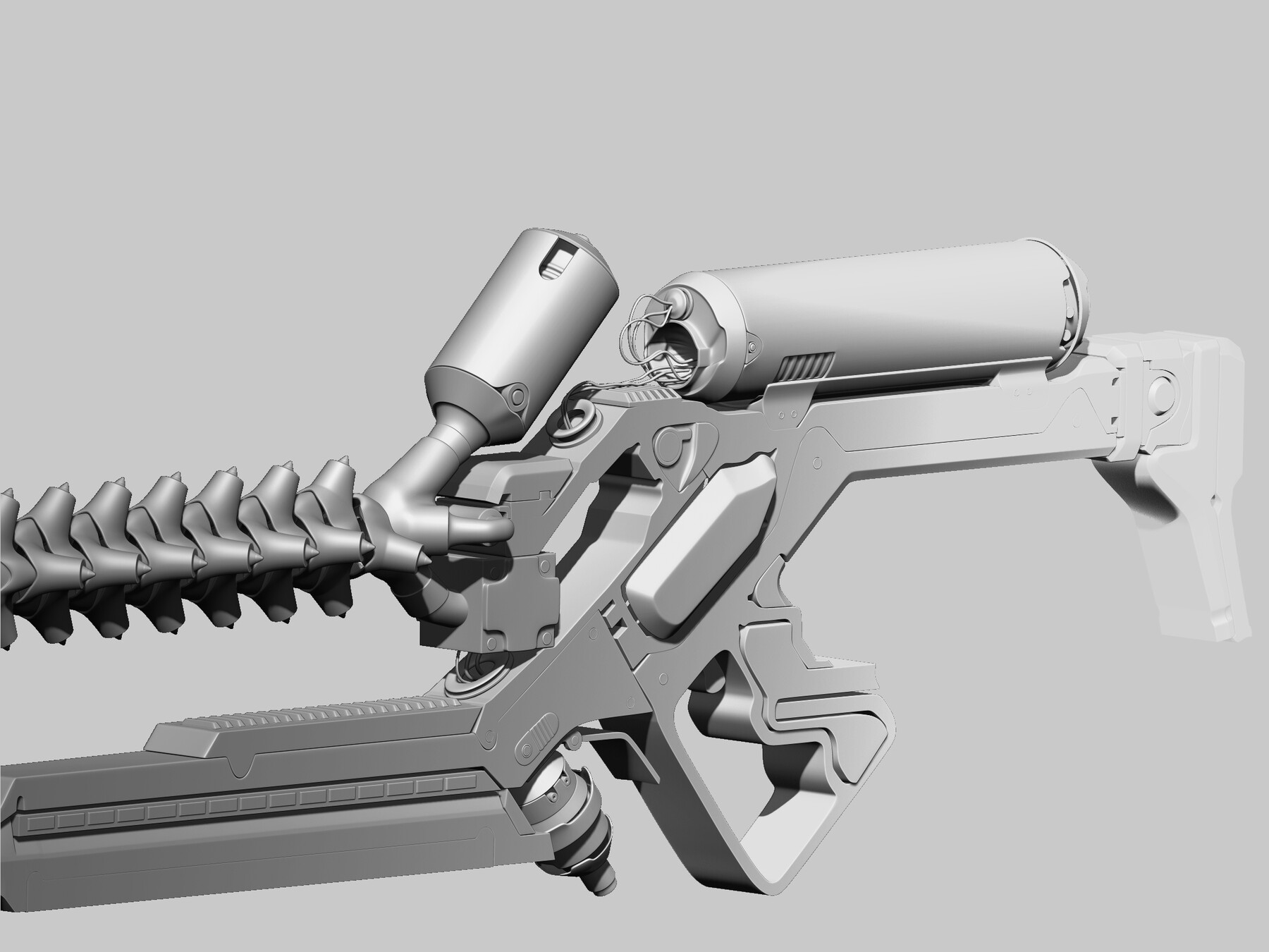 ArtStation - Aliengun 3d print model | Resources