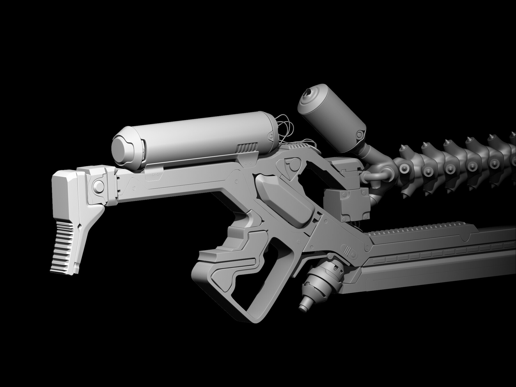 ArtStation - Aliengun 3d print model | Resources