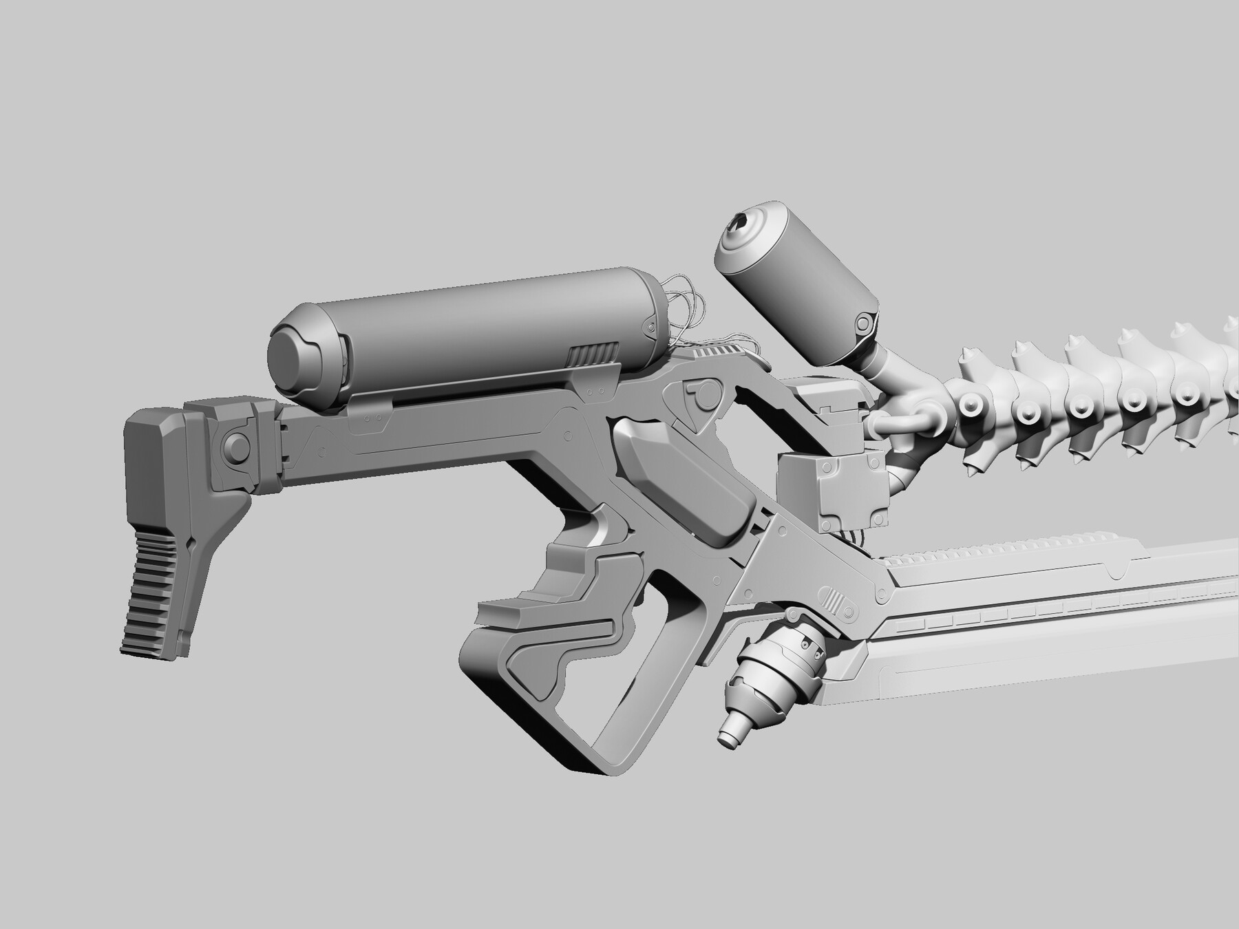 ArtStation - Aliengun 3d print model | Resources