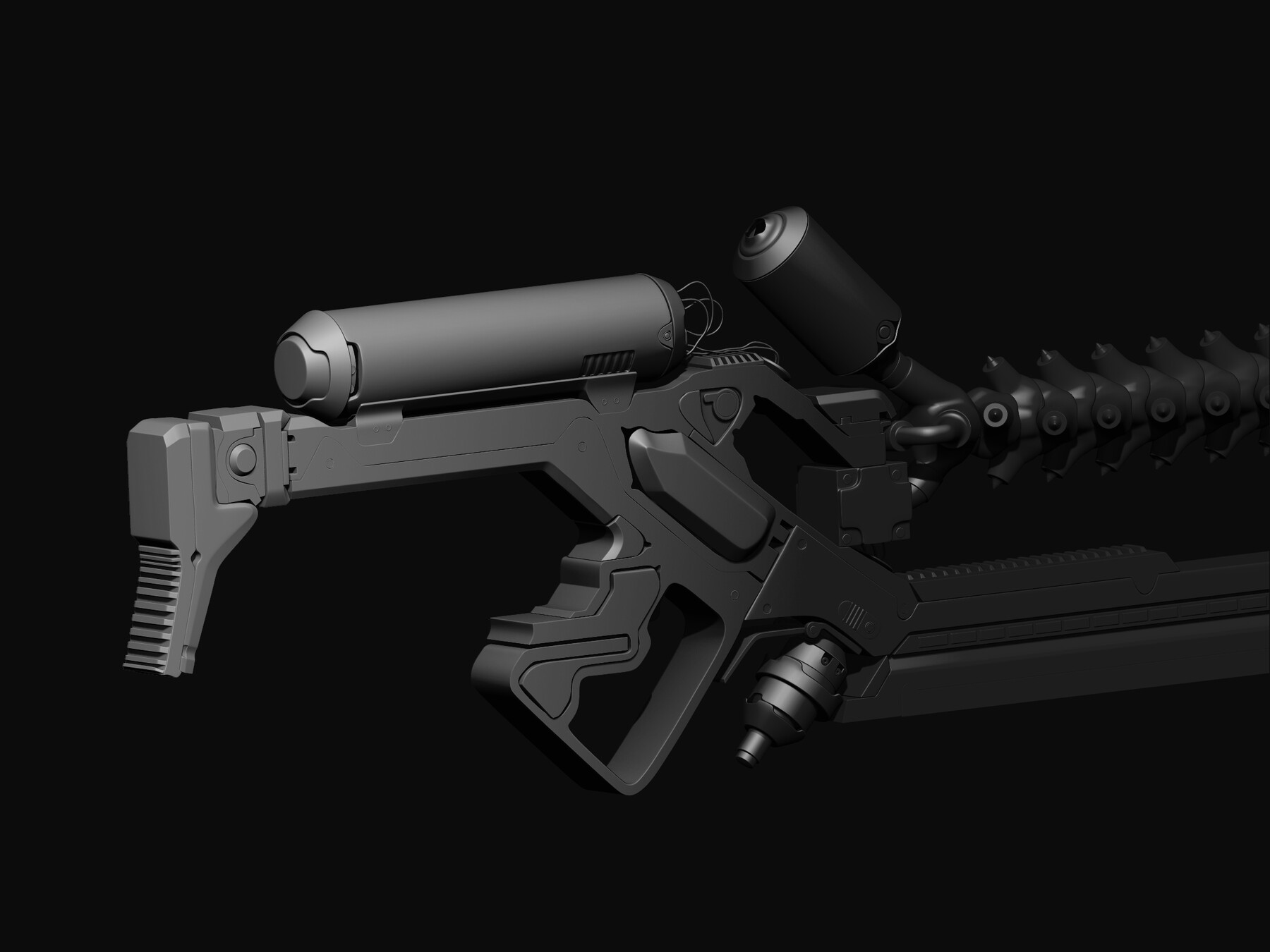 ArtStation - Aliengun 3d print model | Resources
