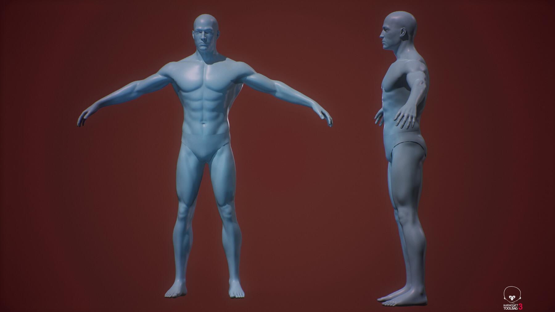 ArtStation - Base mesh male body | Resources