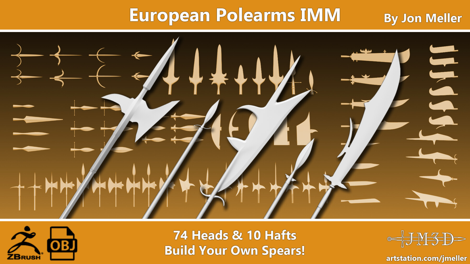 ArtStation - European Polearm Builder IMM | Brushes