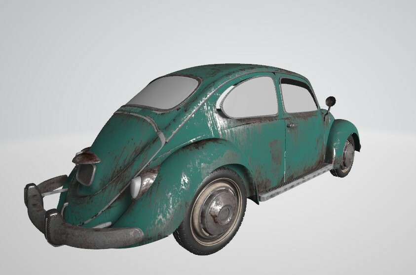 ArtStation - Rusted beetle | Game Assets