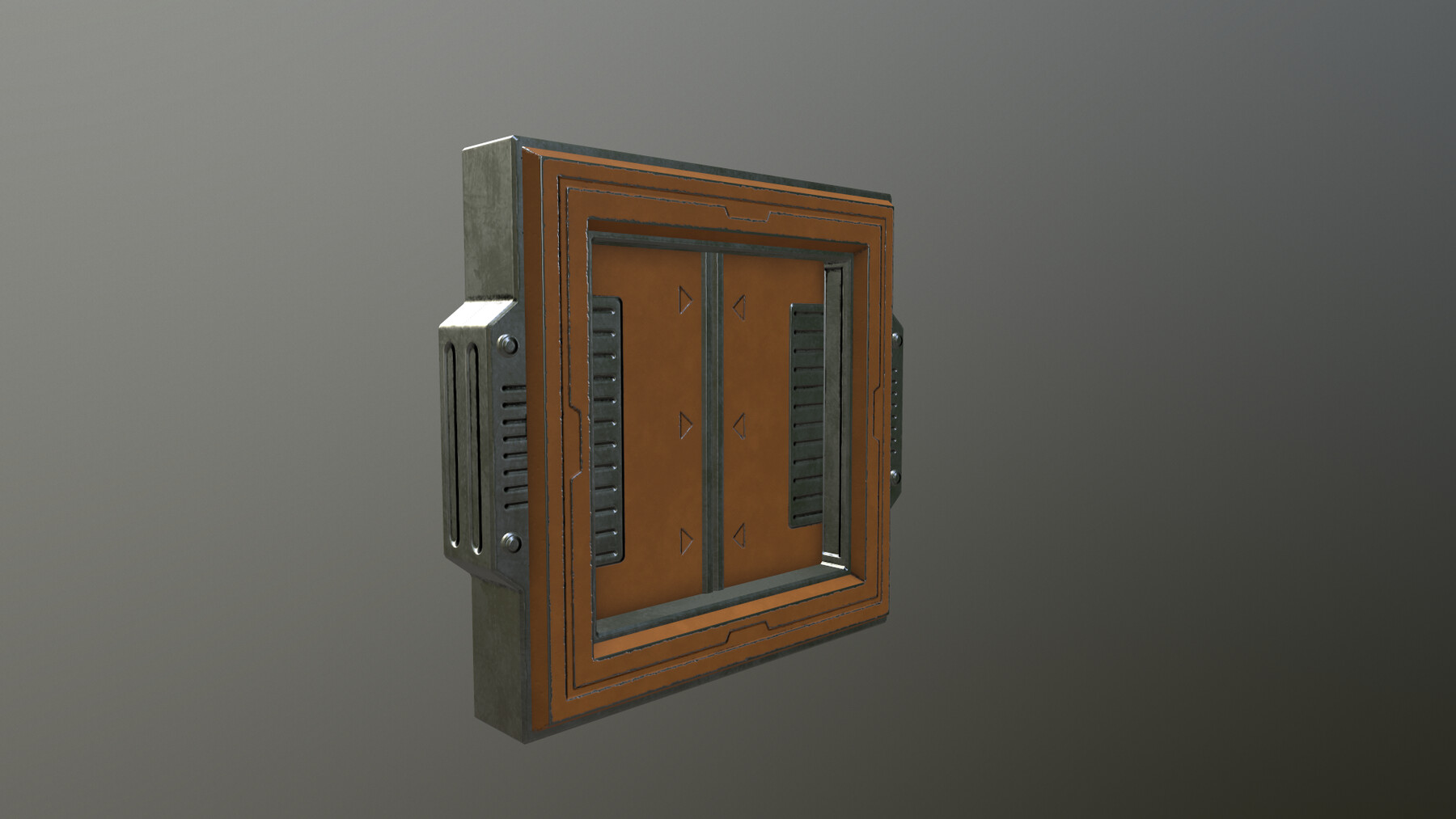 ArtStation - Sci Fi Roof Hatch Low-poly 3D model | Game Assets